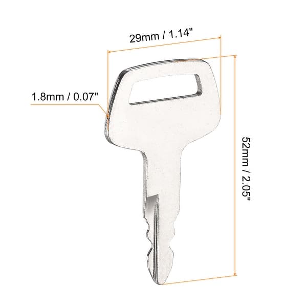 Heavy Construction Equipment Ignition Keys for Excavator (KV02) 5Pcs ...