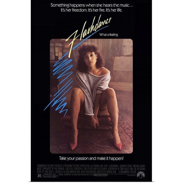 flashdance 1983 poster
