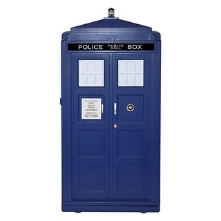 Doctor Who Plastic 12L TARDIS Mini Fridge Cooler (Blue) - Bed Bath ...