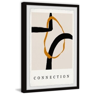 'Golden Connection' Framed Painting Print - Bed Bath & Beyond - 36081830