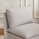 KINWELL Performance Fabric Down Fill Slipcover Dining Banquette - Bed ...
