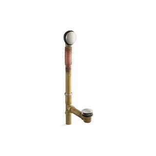 Kohler Clearflo™ Brass Toe Tap Bath Drain Vibrant Brushed Nickel (K ...