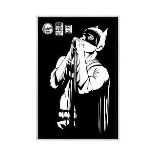 iCanvas "Post-Punk Shadowplay B&W Edition" by Butcher Billy Framed ...