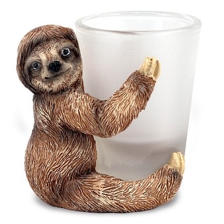 CoTa Global Cool Sloth Shot Glass – Novelty Glassware - 2.5Lx2.4Wx2.75H ...