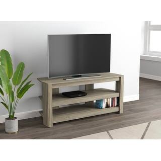 Tv Stand 42L Dark Taupe 2 Open Concept Shelves - 42 inch - Bed Bath ...