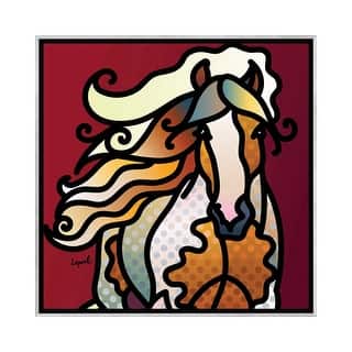 iCanvas "Hot To Trot" by Lisa Lopuck Framed - Bed Bath & Beyond - 37754313