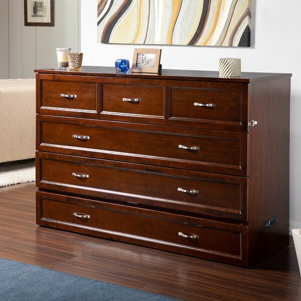 Brentwood Queen Murphy 2-pier Desk Bed - On Sale - Bed Bath & Beyond ...