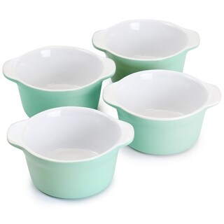 4 Inch Stoneware Ramekin 4 Piece Set in Blue - Bed Bath & Beyond - 37850321