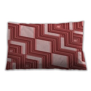 Ahgly Company Patterned Indoor-Outdoor Chilli Pepper Red Lumbar Throw ...