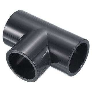 3 Way UPVC Tee Pipe Fittings, Joint Coupling Pipe Adapter, 1pcs - Dark ...