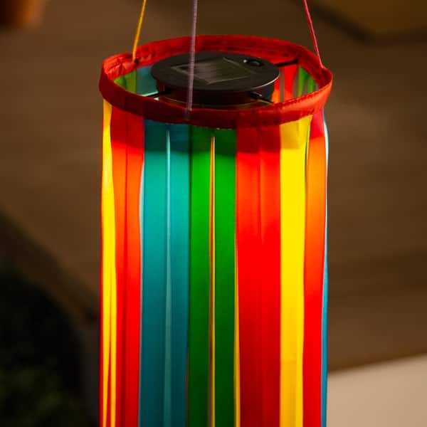Rainbow Ribbon Solar Powered Windsock - Bed Bath & Beyond - 39926466
