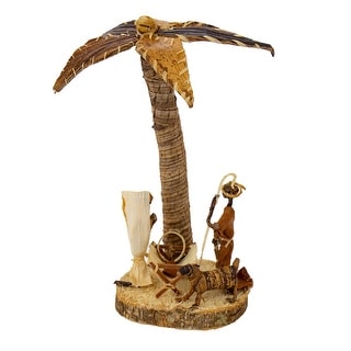 Banana Fiber Palm Tree Nativity Tabletop Scene - Bed Bath & Beyond ...