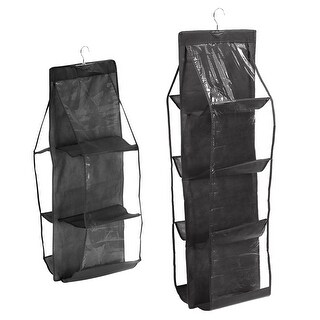 6 Pockets 8 Pockets Hanging Handbag Organizer, 2x Purse Storage Holder ...