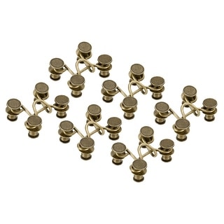 6pcs 32mm Waist Extender Buckle Jeans Button Pins Pants Tightener ...