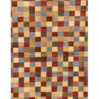 Ahgly Company Machine Washable Abstract Metallic Gold Area Rugs - Bed ...