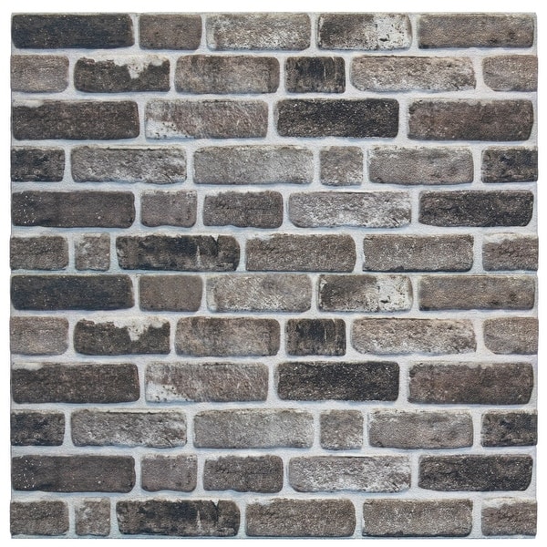 grey brick wall cladding