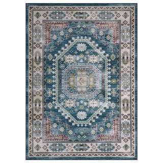 Washable Rug 9x12 Boho Rug Large Rug Non-Sheding Esay-Cleaning - 9'3" x ...