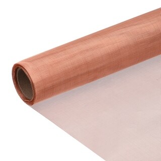 Copper Mesh Screen 12" x 40", 40 Mesh Copper Screen, Woven Wire Mesh ...