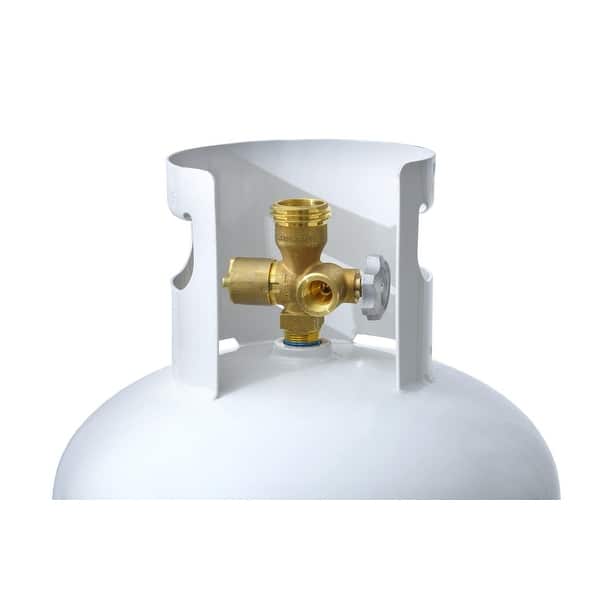 Flame King 100LB Multi-Valve Propane Tank with High Capacity Filler ...