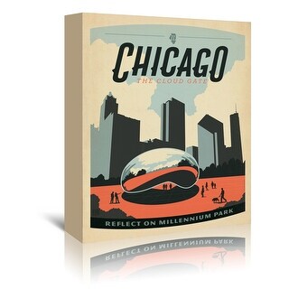Chicago Millenium Park by Anderson Design Group Wrapped Canvas ...