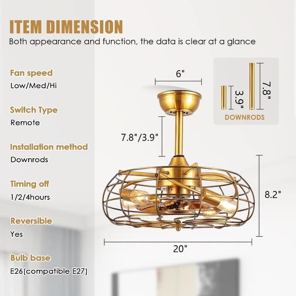 Outdoor Caged Ceiling Fans with Lights - Bladeless Ceiling Fan Light ...