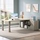 71-inch Executive Desk, Reversible L-shaped desk with Cabinet - Bed ...