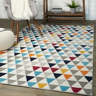 Modern Triangles Area Rug - Bed Bath & Beyond - 30879870