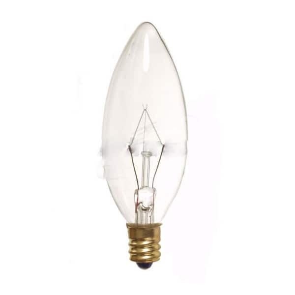 25W Bulb Socket Light Bulb Clear Glass American Imaginations - Bed Bath ...
