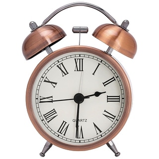 Vintage Mechanical Alarm Clock, Metal Casing, Nightlight for Bedroom ...