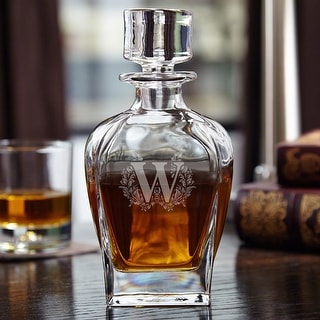 Engraved whisky decanter store