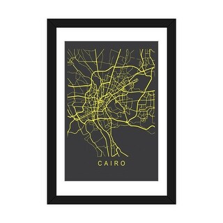 iCanvas "Cairo Map Neon" by Pixy Paper - Bed Bath & Beyond - 37447436