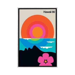iCanvas "Hawaii 80 " by Bo Lundberg Framed - Bed Bath & Beyond - 37679654