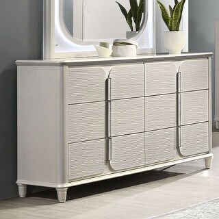 ACME Laveda Dresser, Pearl White Finish - Bed Bath & Beyond - 42589484