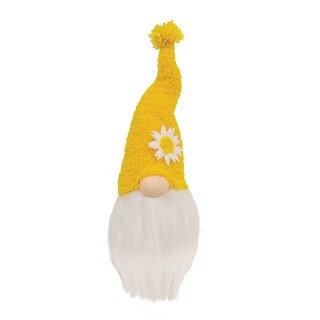 Fuzzy Yellow Flower Gnome 16" - Bed Bath & Beyond - 36949481