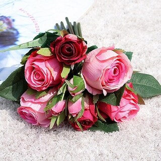 9PcsBouquet Faux Flowers Realistic Beautiful NiceLooking Artificial ...