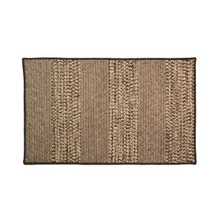 Brown Handcrafted Rectangle Reversible Doormat 18" x 30" - Bed Bath ...