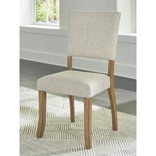 Signature Design by Ashley Rybergston Light Brown/Beige Dining Chair ...