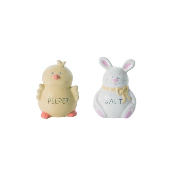 Transpac Dolomite 3.25 in. Multicolor Easter Figural Bunny and Peep ...