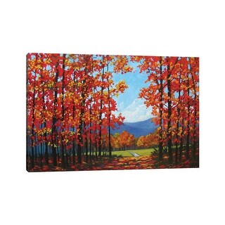 iCanvas "Autumn Path IV" by Patty Baker Canvas Print - Bed Bath ...