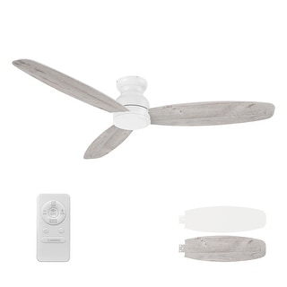 Quest 60-inch Indoor Ceiling Fan with Remote and Reversible DC Motor ...