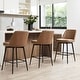 Spruce & Spring Ariel Counter Height Swivel Barstool Set - Bed Bath ...