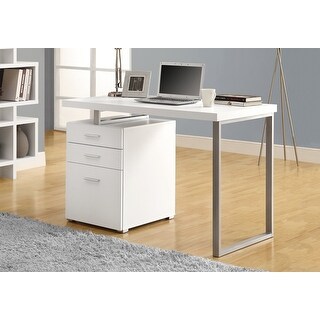 White Left Or Right Facing 48nch Computer Desk - Bed Bath & Beyond ...