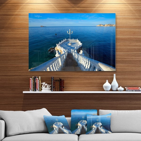 Benidorm Mirador Del Castillo Lookout Point - Seashore Glossy Metal ...