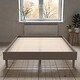 Platform Bed Frame with Wood Slats, Tool-Free Assembly, Interlocking ...