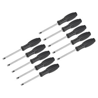 5.0mm Mini Slotted Screwdriver Flat Head with Non-Slip Handle, 10 Pcs ...