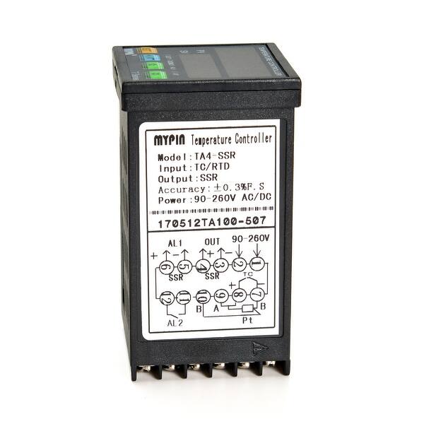 AGPtek Dual Digital F/C Display SSR PID Temperature Controller With 2 ...