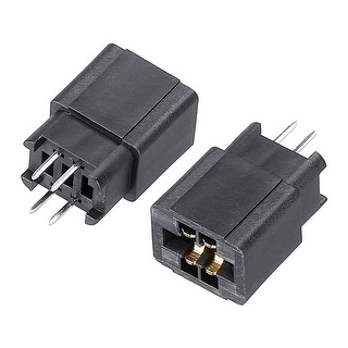 Card Edge Connector Black Socket Right Angle 4 Pin 2.54mm Pitch, Pack ...