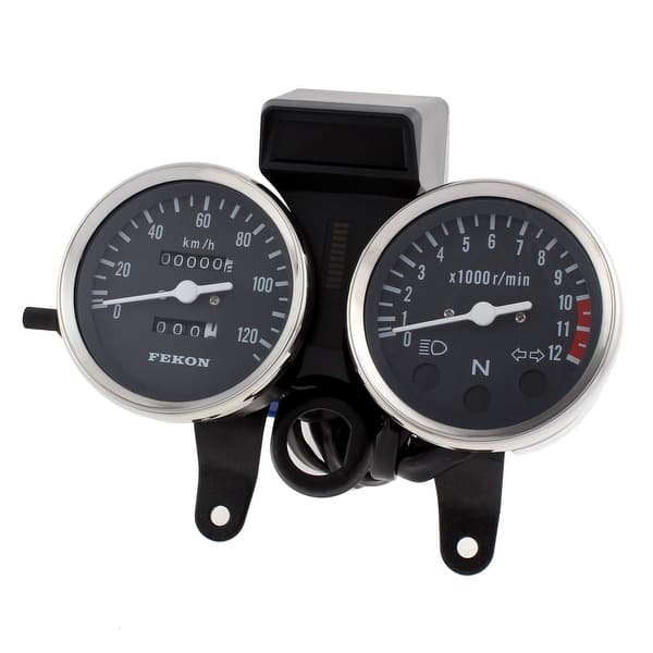 Analog Speedometer Tachometer Odometer Gauge Cluster 0-120km/h for ...