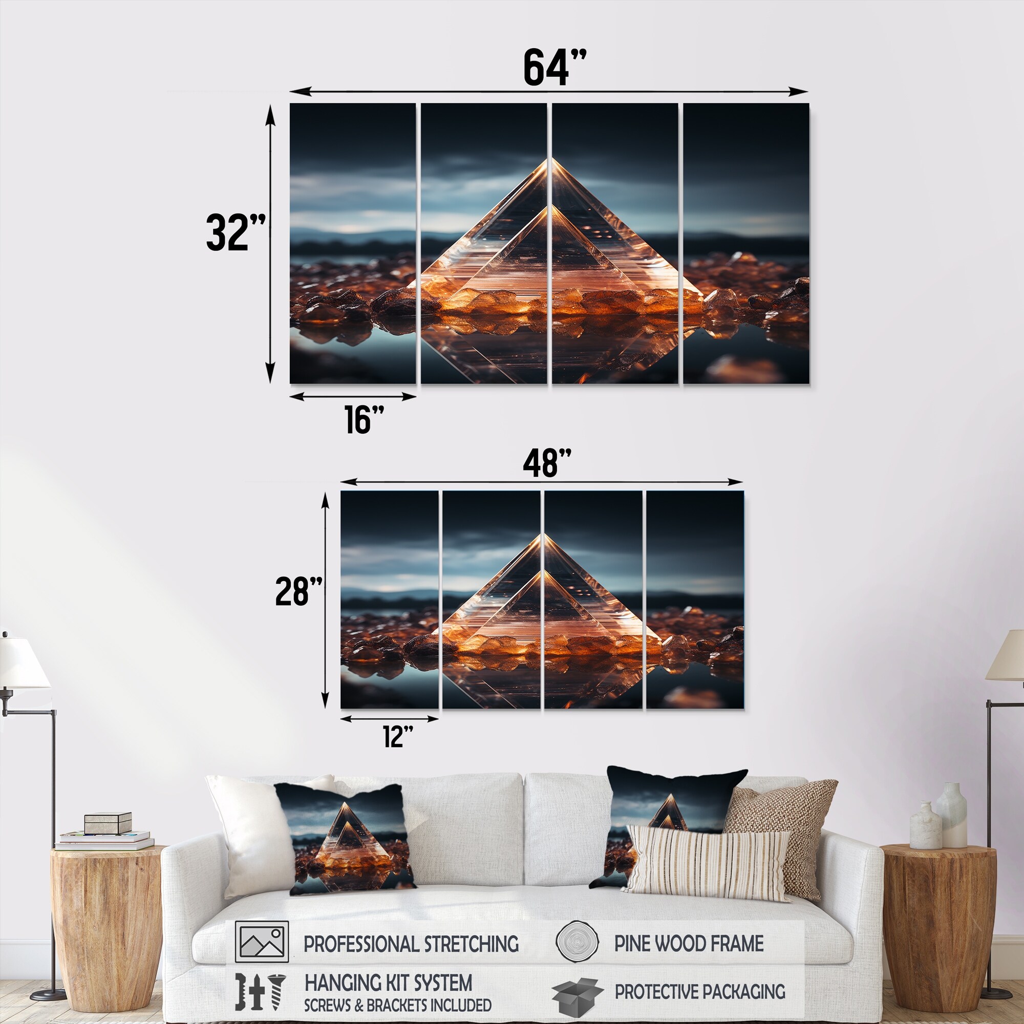 pyramid wall systems