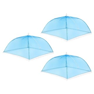 17"x17" Mesh Food Covers, 3 Pcs Collapsible Food Screen Tent Umbrella ...